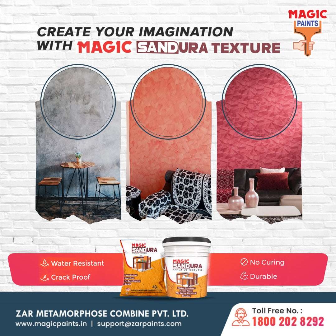 Archi Concrete Wall Texture Paint | Decorative Cement Finish – Magic Paints